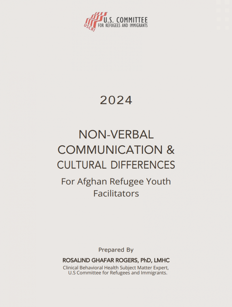 The Behavioral Health Support Program - U.S. Committee for Refugees ...